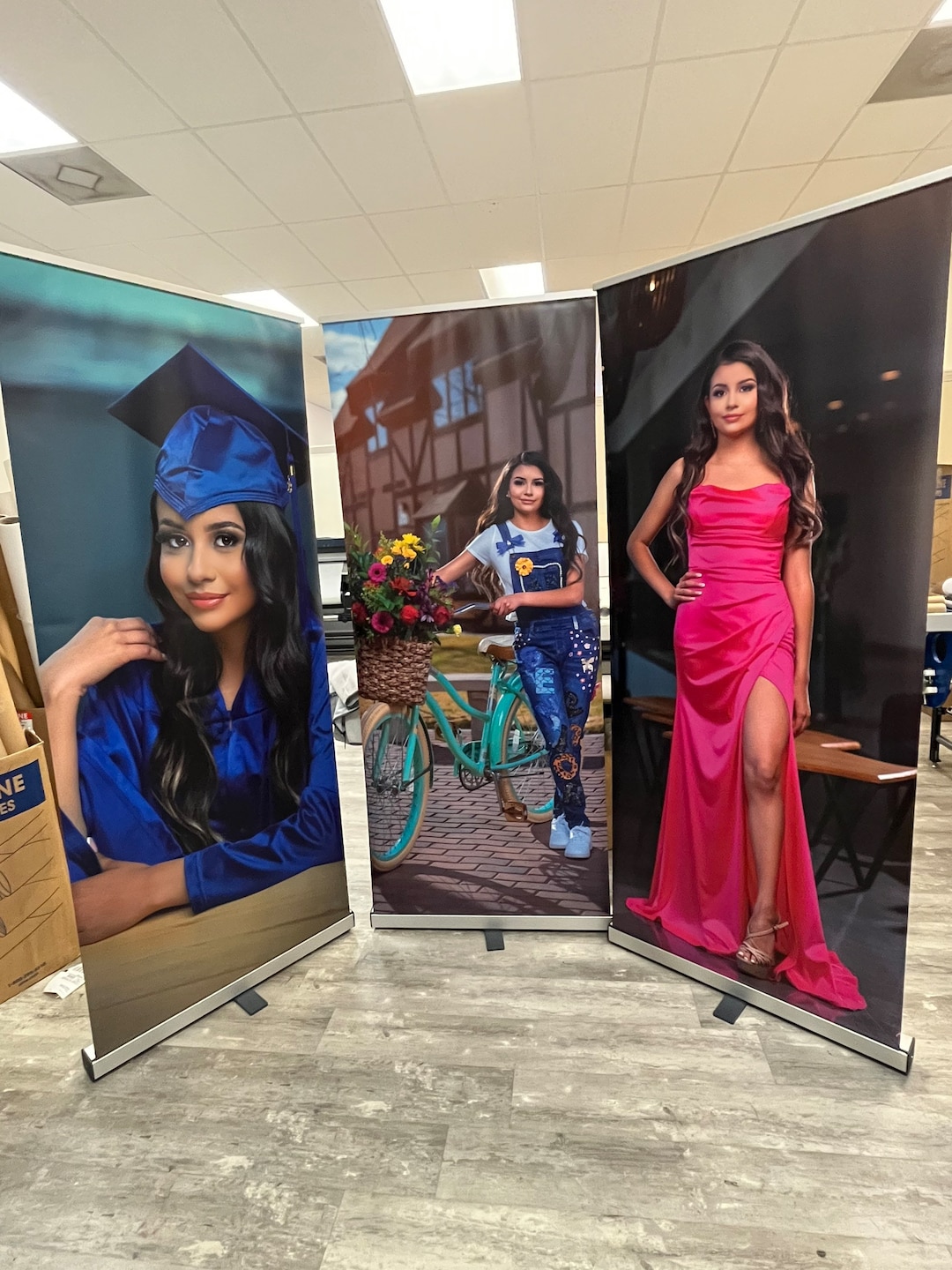 Custom Birthday Retractable Banner Stand INCLUDED With Full Color Print ...