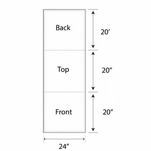 Custom Table Runner 24'' X 60'' Full Color Printing With Your Logo and ...
