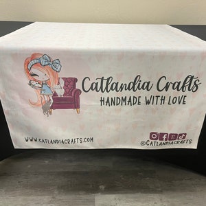 Custom Table Runner| Full Color Printing With YOUR Logo and Text| Fast ...
