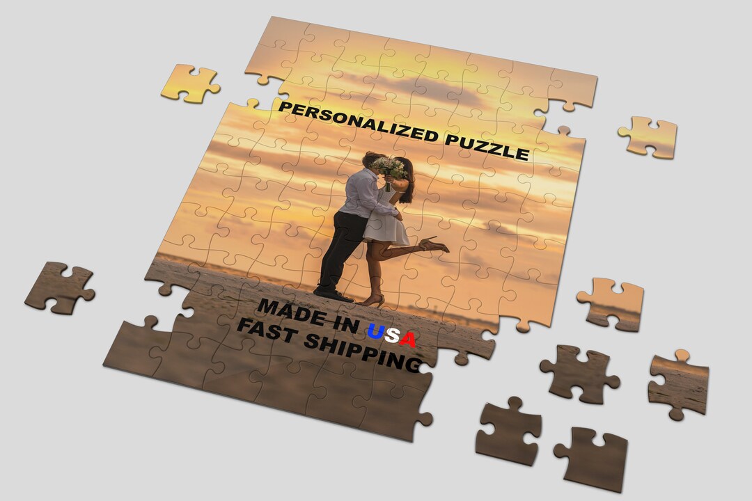 Create Your Own Custom Puzzle – Add Your Photo or Text! Holiday Gift ...