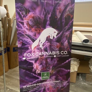 Custom Marijuana Retractable Banner Stand INCLUDED With Full - Etsy