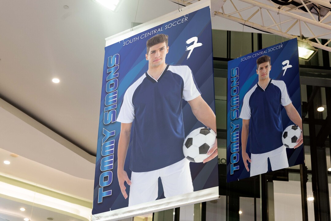 School Soccer Team Banner, Personalized Team, and Individual - School ...
