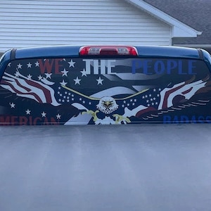 Custom Design Your Own Rear Window Mural, Decal for Rear Window on ...