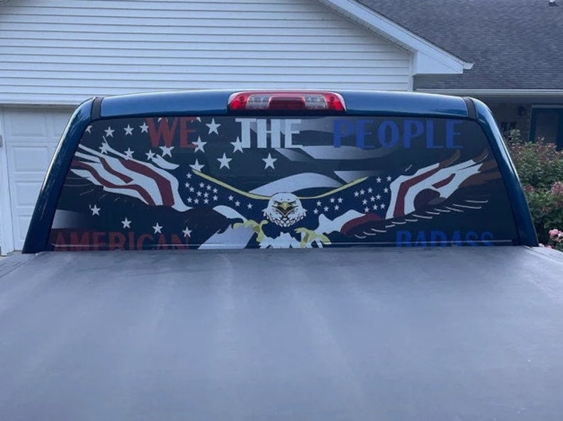 Custom Design Your Own Rear Window Mural, Decal for Rear Window on ...