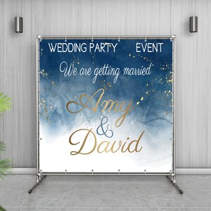 Wedding Backdrop, Wedding Banner, Outdoor Wedding Decorations, Wedding ...