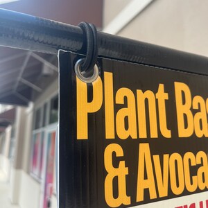 Custom Tent Signs - Single & Double Sided - Personalized, Advertising ...