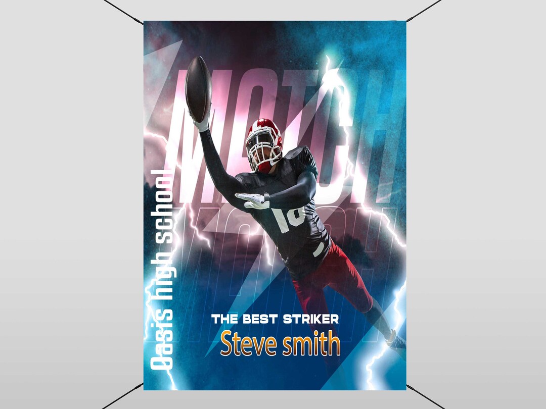 Custom Sports Banner, High School Sports, College Sports , Vinyl Banner ...
