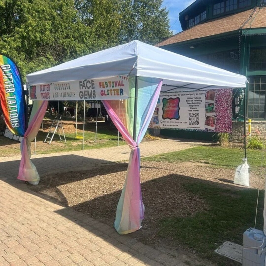 Tent Banner Bundle Package to Transform Standard 10x10ft Event Tent ...