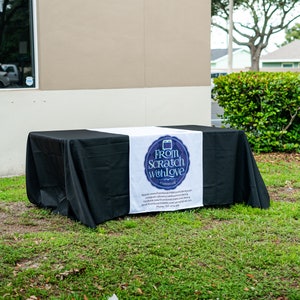 Custom Table Runner| Full Color Printing With YOUR Logo and Text| Free ...