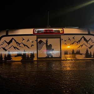 Custom Design Your Own Rear Window Mural, Decal for Rear Window on ...