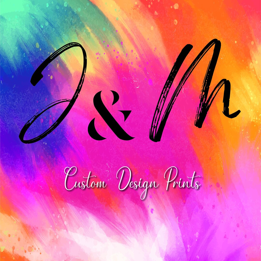 Jms Custom Print Design Service W/ Vector File Sent to Your Email - Etsy