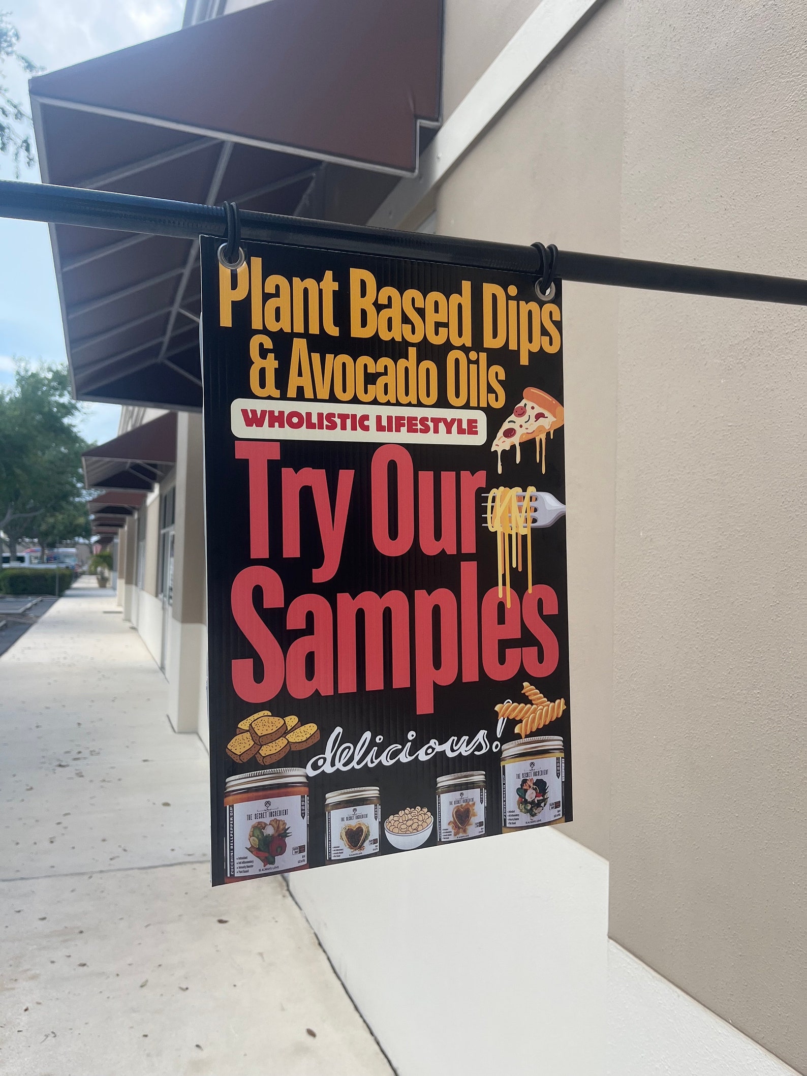 Custom Tent Signs - Single & Double Sided - Personalized, Advertising ...