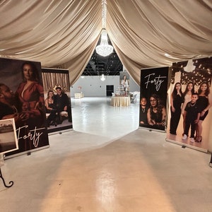 Custom Wedding Retractable Banner Stand INCLUDED With Full Color Print ...