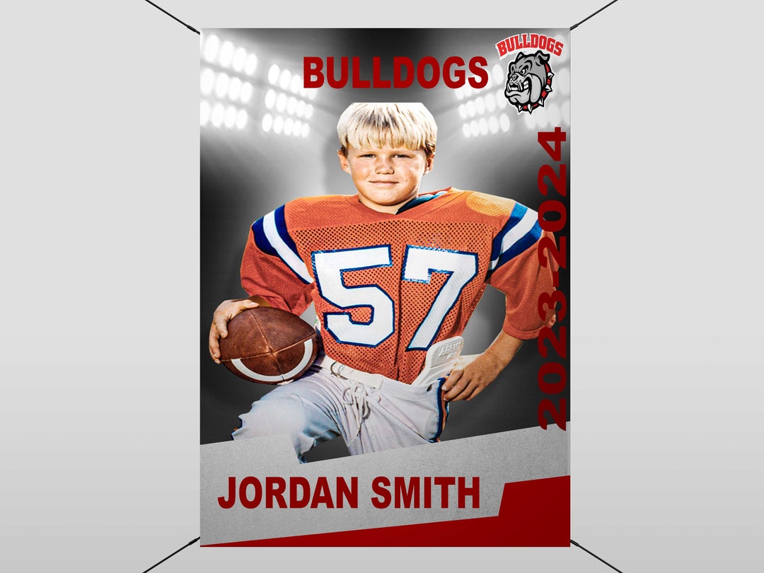 Custom Sports Banner, High School Sports, Football Team Banner , Vinyl ...