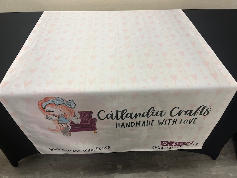 Custom Table Runner Full Color Printing With YOUR Logo and - Etsy