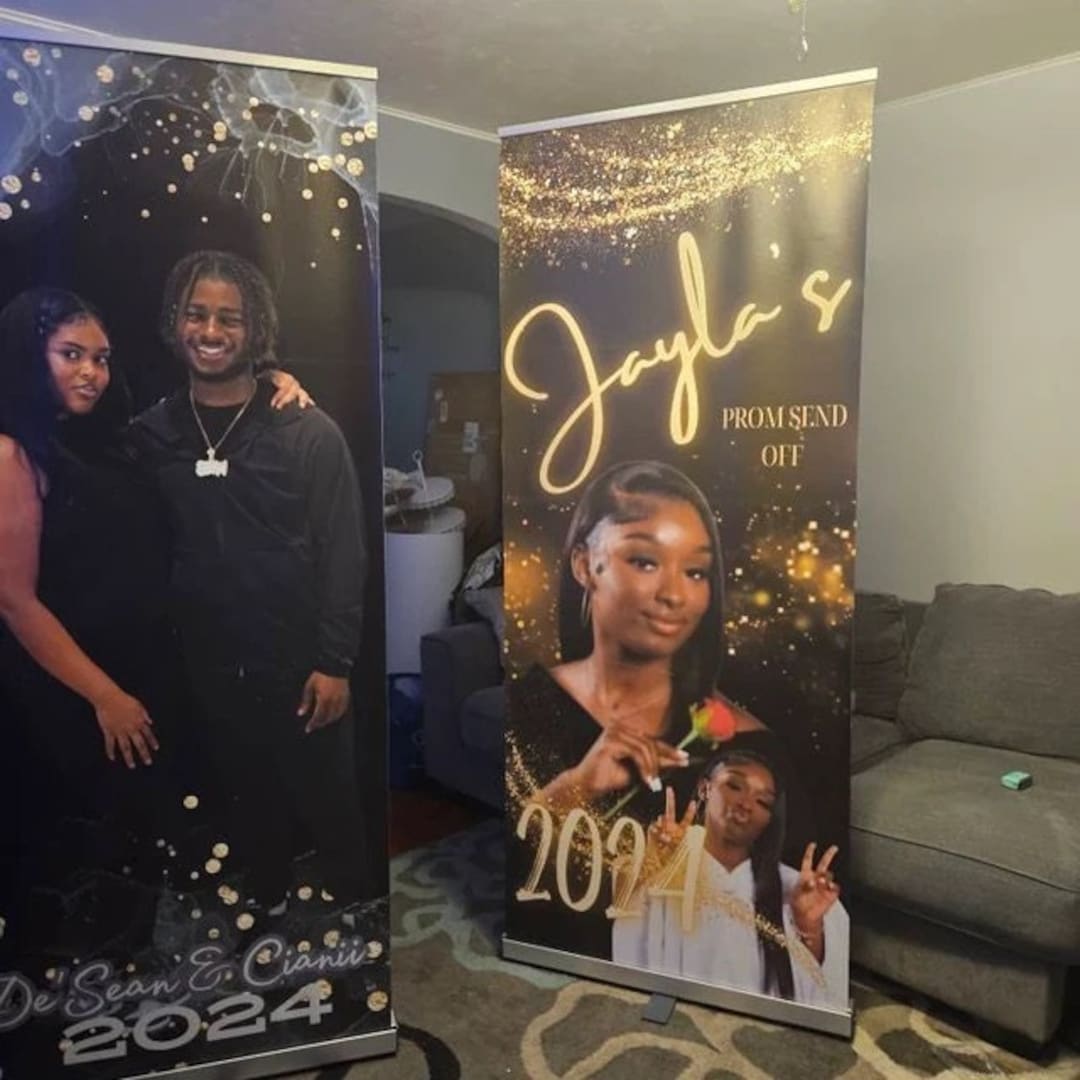 Custom Wedding Retractable Banner Stand INCLUDED With Full Color Print ...