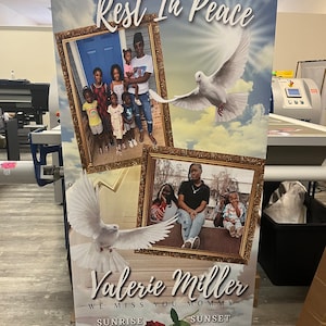 Custom Grave Yard Banner - Fully Customizable , Honor Loved One ...