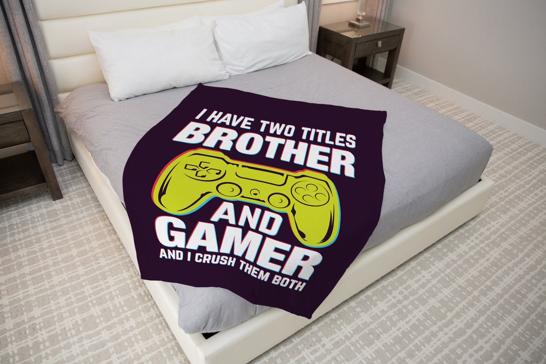 Personalized Gaming Blanket, Gamer Blanket, Video Game Blanket, Custom ...