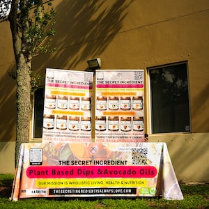 Custom Retractable Banner and Tablecloth, 2 Products, Event Starter ...