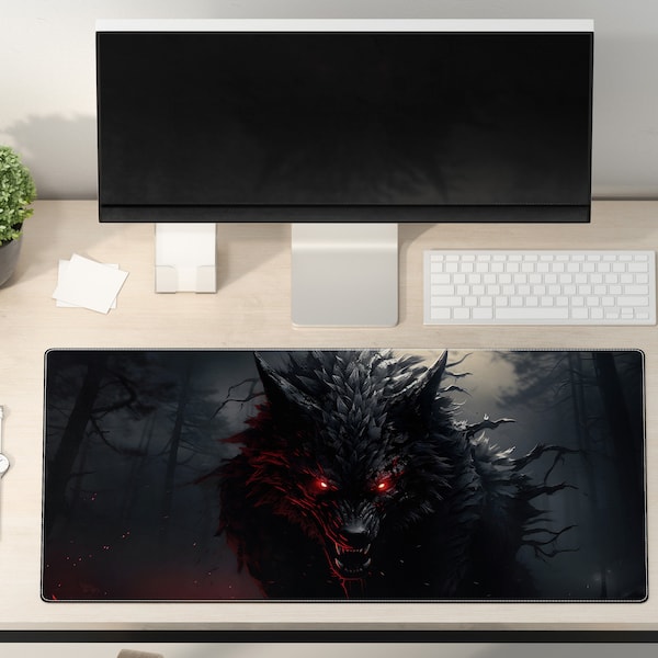 Wolf Mouse Pad - Etsy