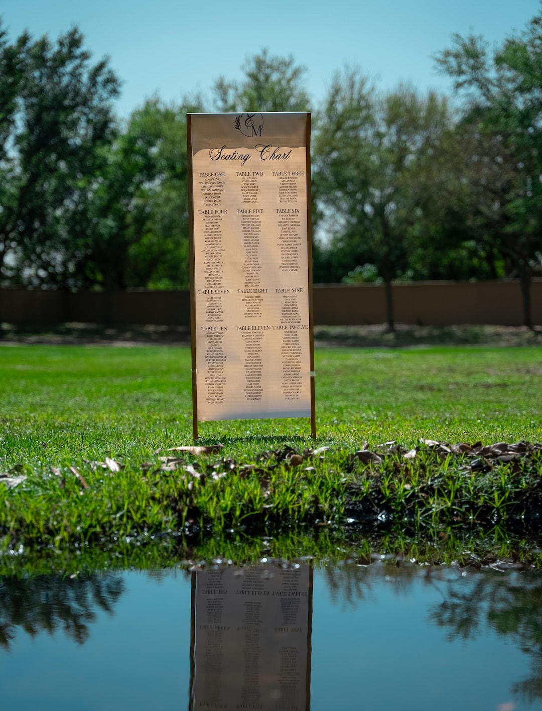 Custom Wedding Banner W/ Stand , Seating Chart ,wedding Sign , Wedding ...