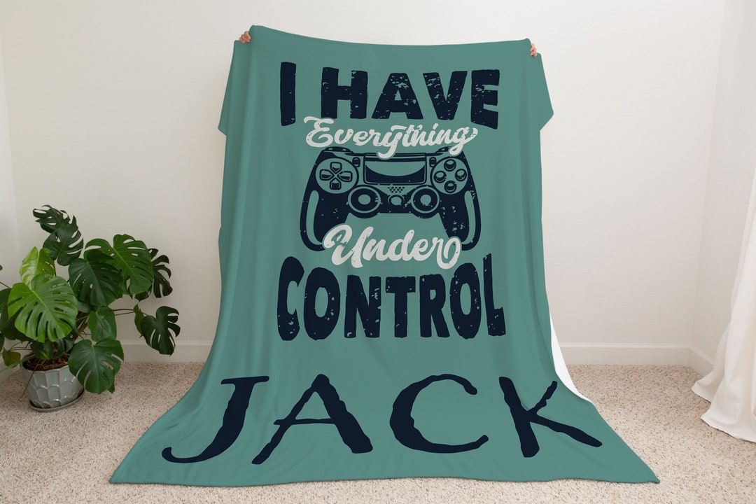 Personalized Gaming Blanket, Gamer Blanket, Video Game Blanket, Boy ...