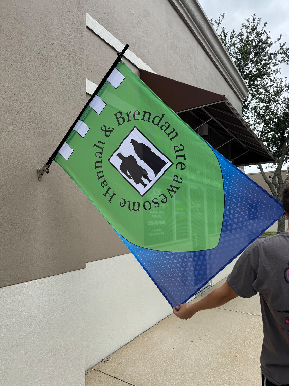 Custom Polyester Flag - Add Your Image, Logo or Text - Vibrant Full ...