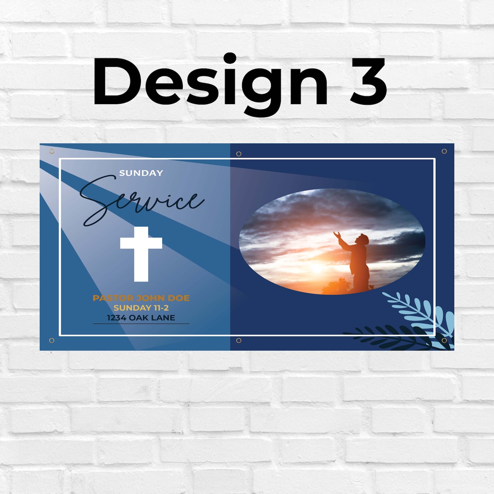 Custom CHURCH Banner Full Color Backdrop Church Backdrop - Etsy