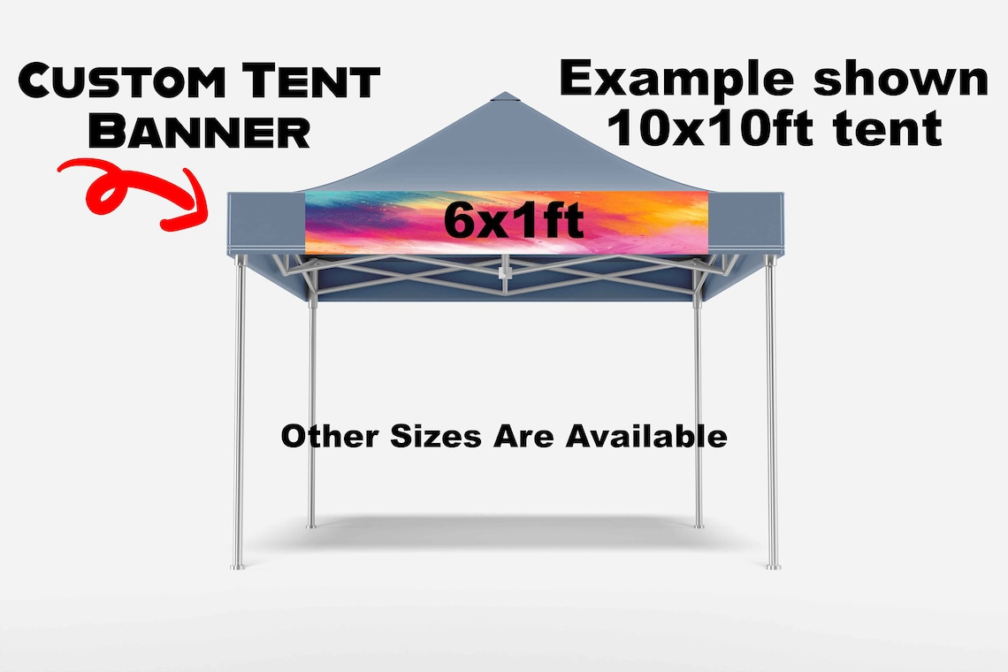 Custom Tent Banner for Trade Show craft Show or Event Front - Etsy