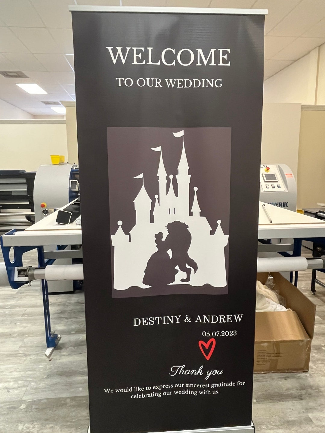 Welcome Sign Retractable Banner Stand INCLUDED With Full Color Print ...