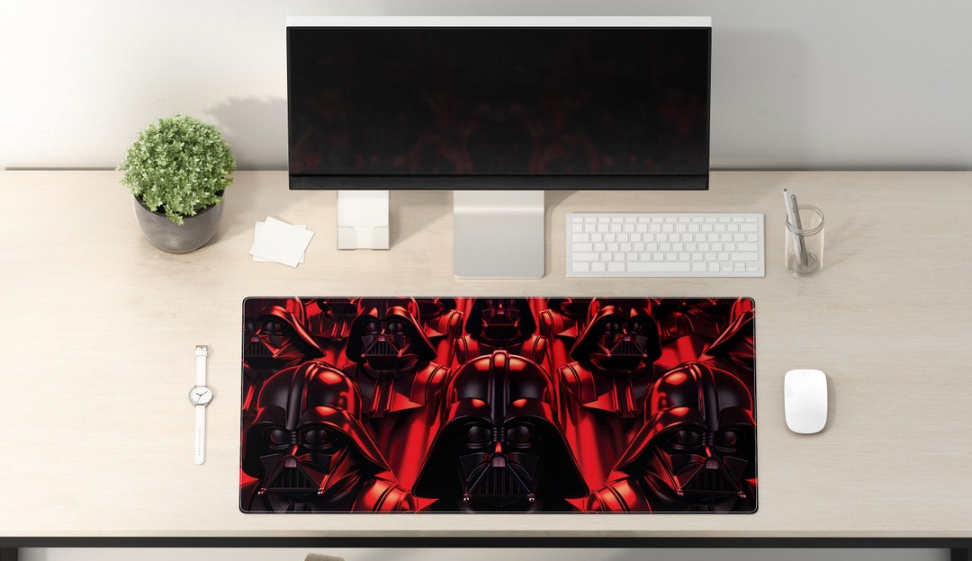 Gaming Mouse Pad Darth Vader Gaming Desk Mat Large Desk - Etsy