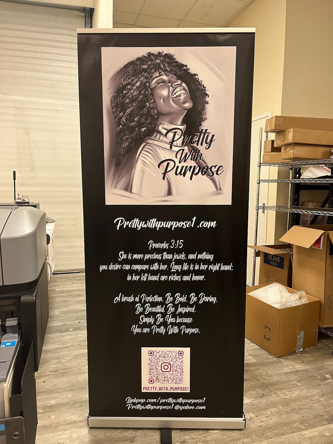 Custom Retractable Banner Stand INCLUDED With Full Color Print - Etsy