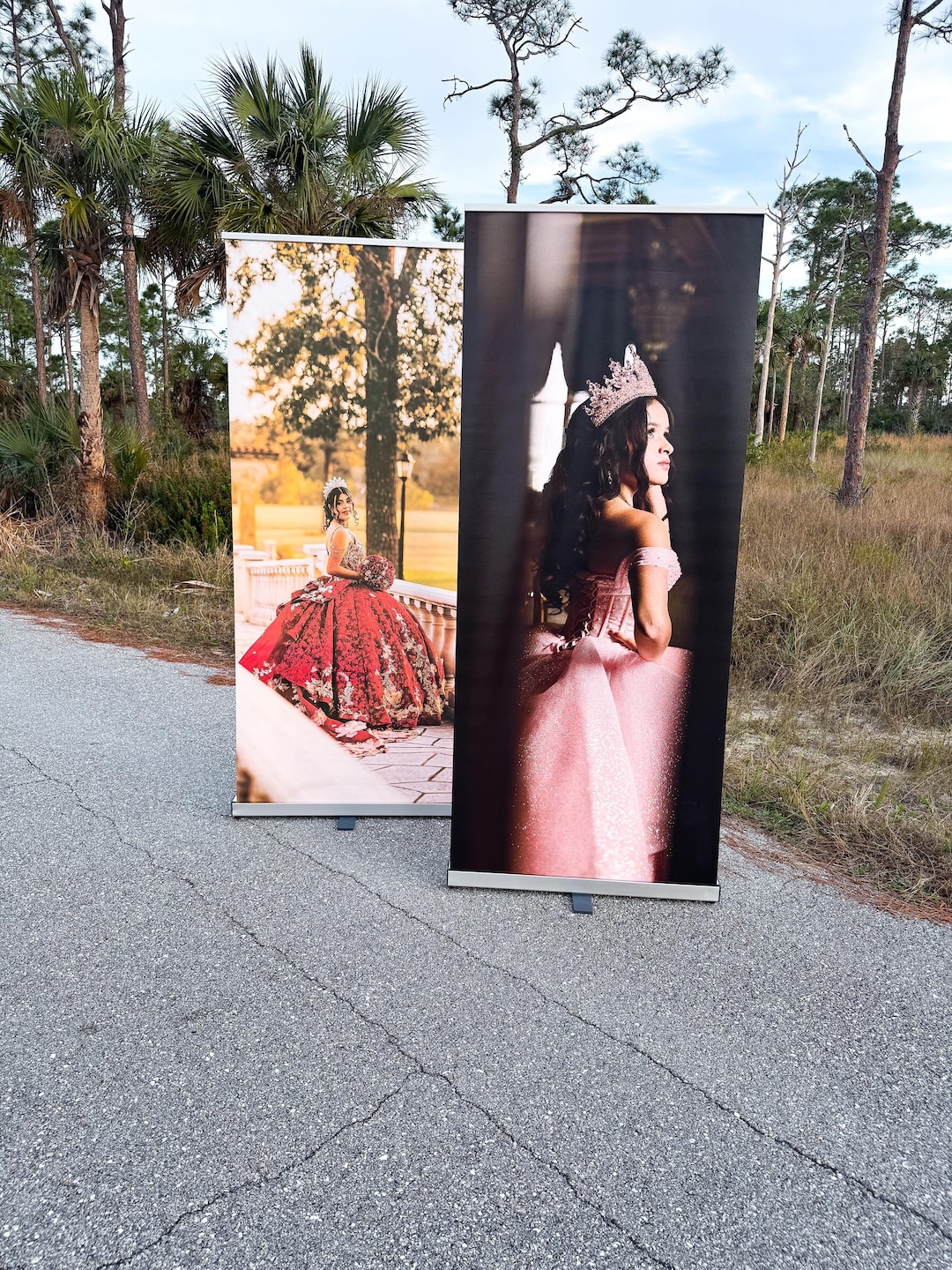 Custom Quinceanera Retractable Banner: Full Color Print, Stand Included ...