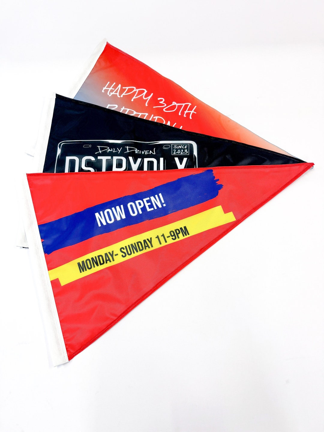 Custom Pennant Flag, Triangle Flag, Boat Pennant Flag, 5x3ft Boat Flag ...