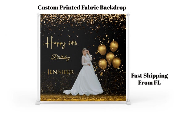Custom Birthday Backdrop Event Backdrop Birthday Party - Etsy