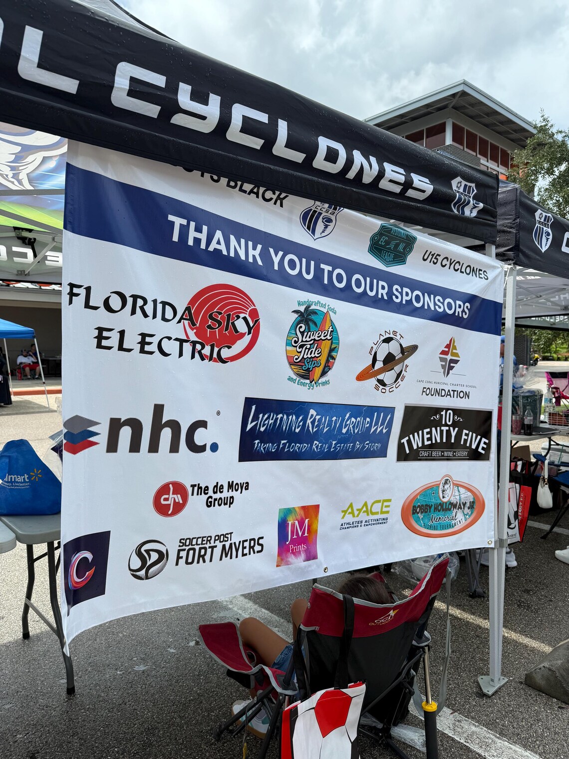 Custom Sponsor Banner, Vinyl Banner Printing With Sponsor Names, Event ...