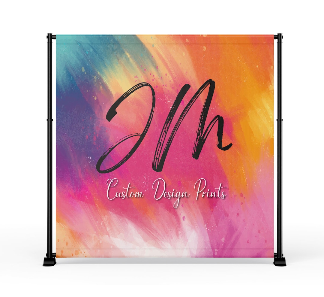 Step and Repeat Vinyl Banner | Custom Backdrop | Show | Pop up Shop ...