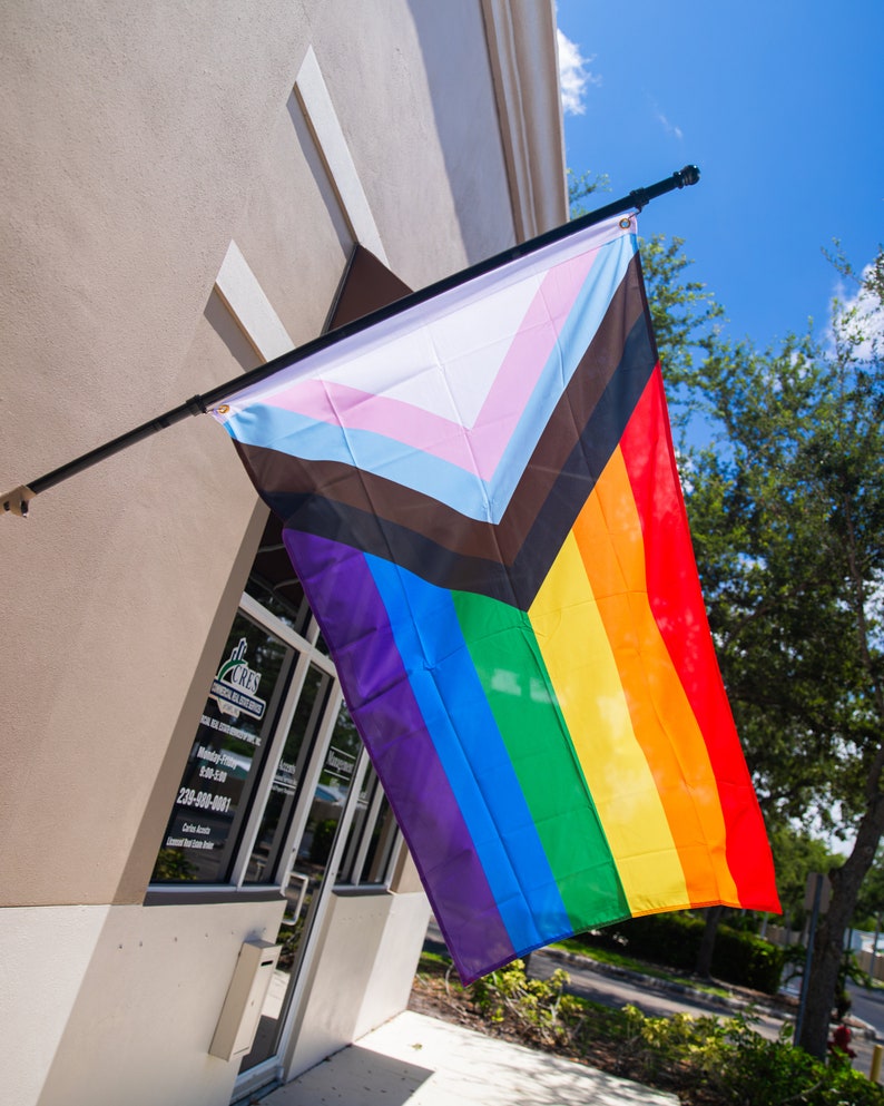 Custom LGBTQ Pride Flag, Custom Name Add to It for Festival, Wall Decor ...
