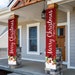 Outdoor Christmas Banner for Front Door, Christmas Decor, Front Porch ...