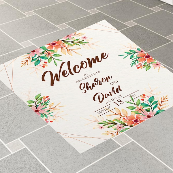 Wedding Floor Decal - Etsy