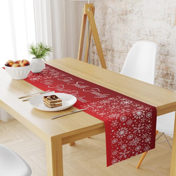 Christmas Table Runner - Etsy