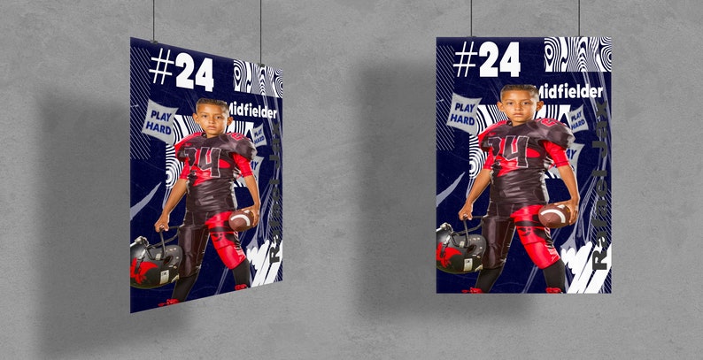 Custom School Sports Team Banner High School Sports Football - Etsy