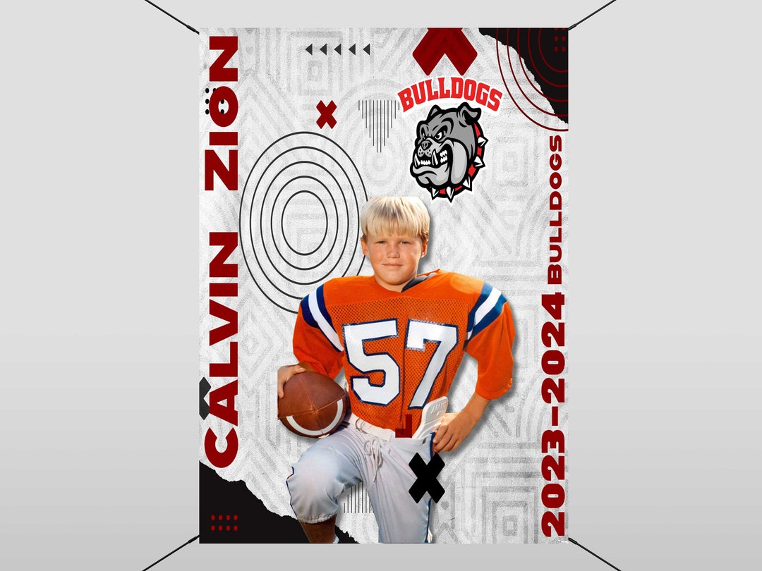 Custom Sports Banner, High School Sports, Football Team Banner , Vinyl ...