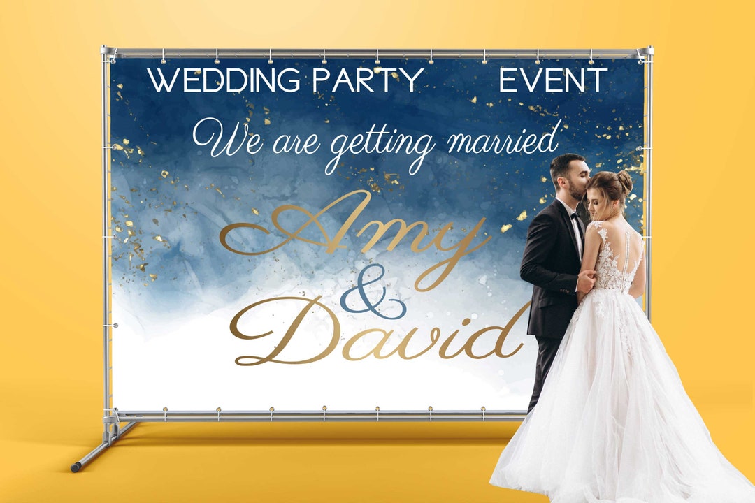 Wedding Backdrop, Wedding Banner, Outdoor Wedding Decorations, Wedding ...