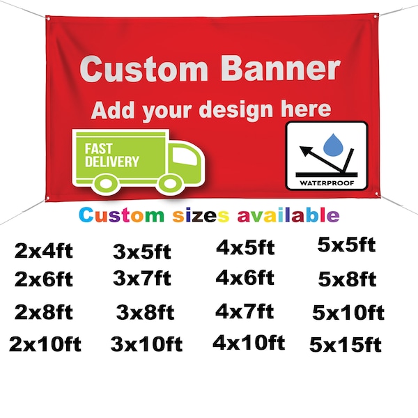 Custom Made Banner - Etsy