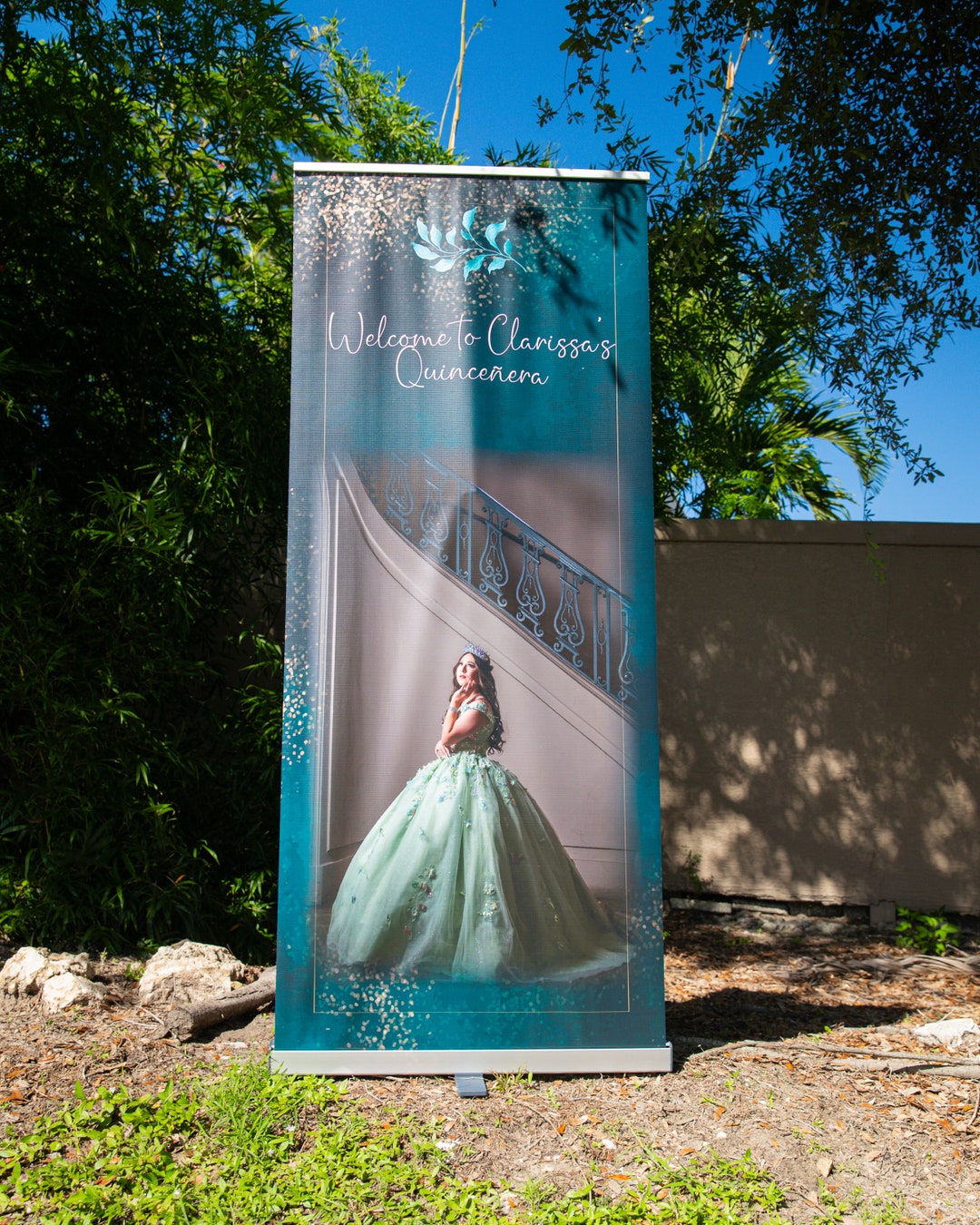 Custom Birthday Retractable Banner Stand INCLUDED With Full Color Print ...