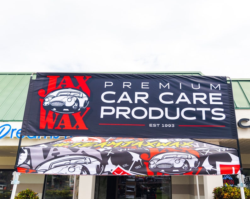 Custom Tent Billboard Banner - Custom Print for 10x10ft Tents - Durable ...