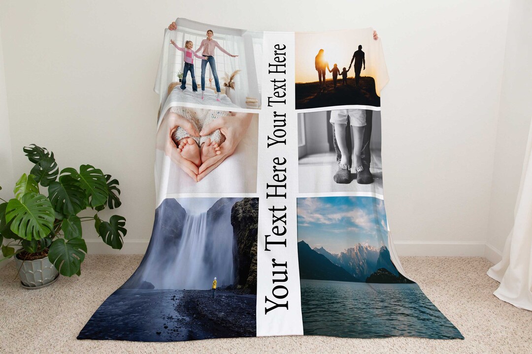 Create Your Own Collage Photo Blanket. Use as Many Photos You Would ...
