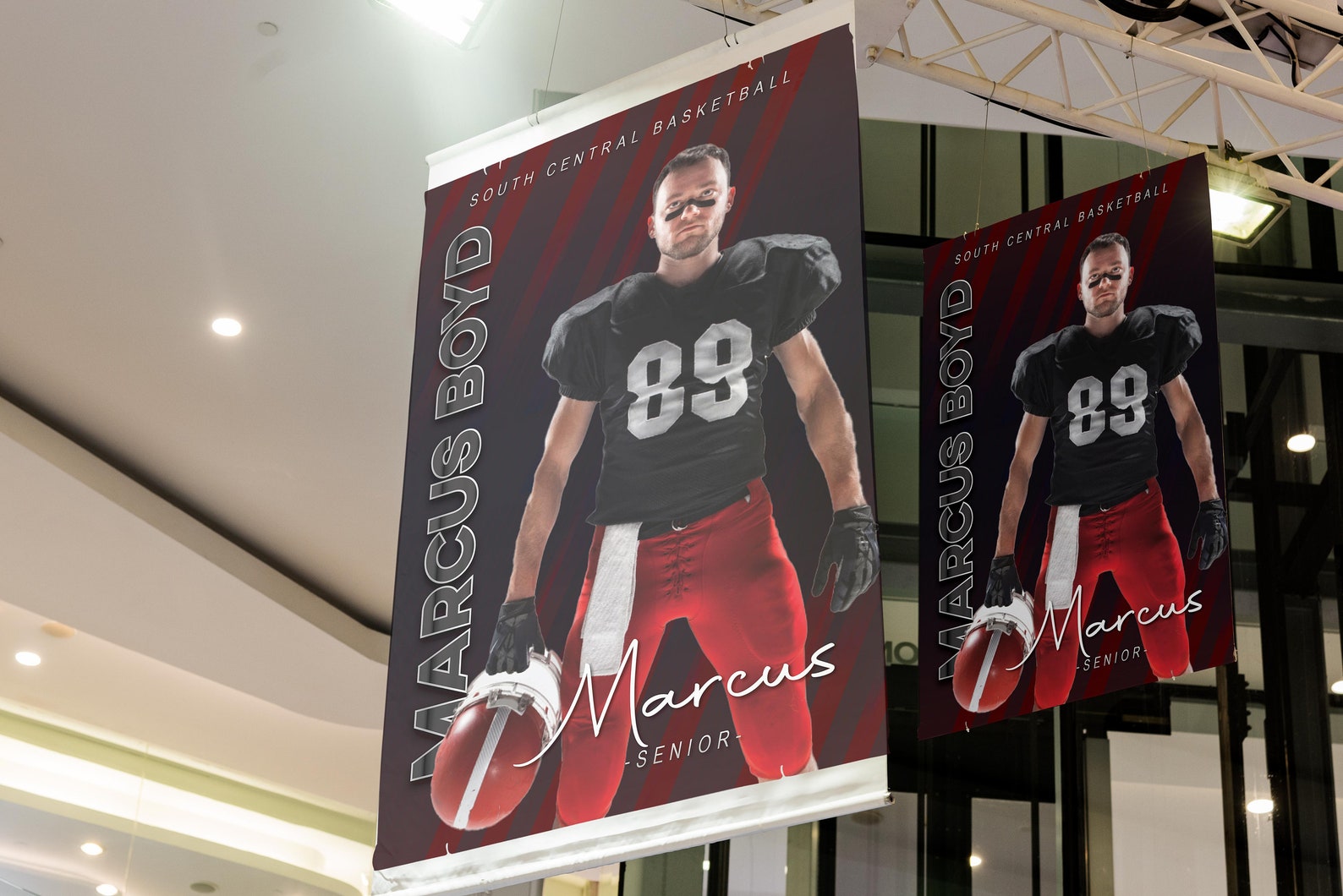 Custom School Sports Team Banners, High School Sports, Football Team ...