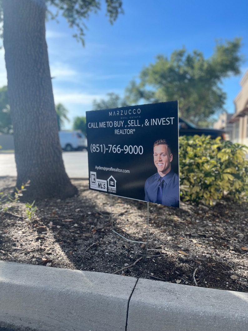 Custom Advertising Yard Signs - Personalized, Advertising, Business ...